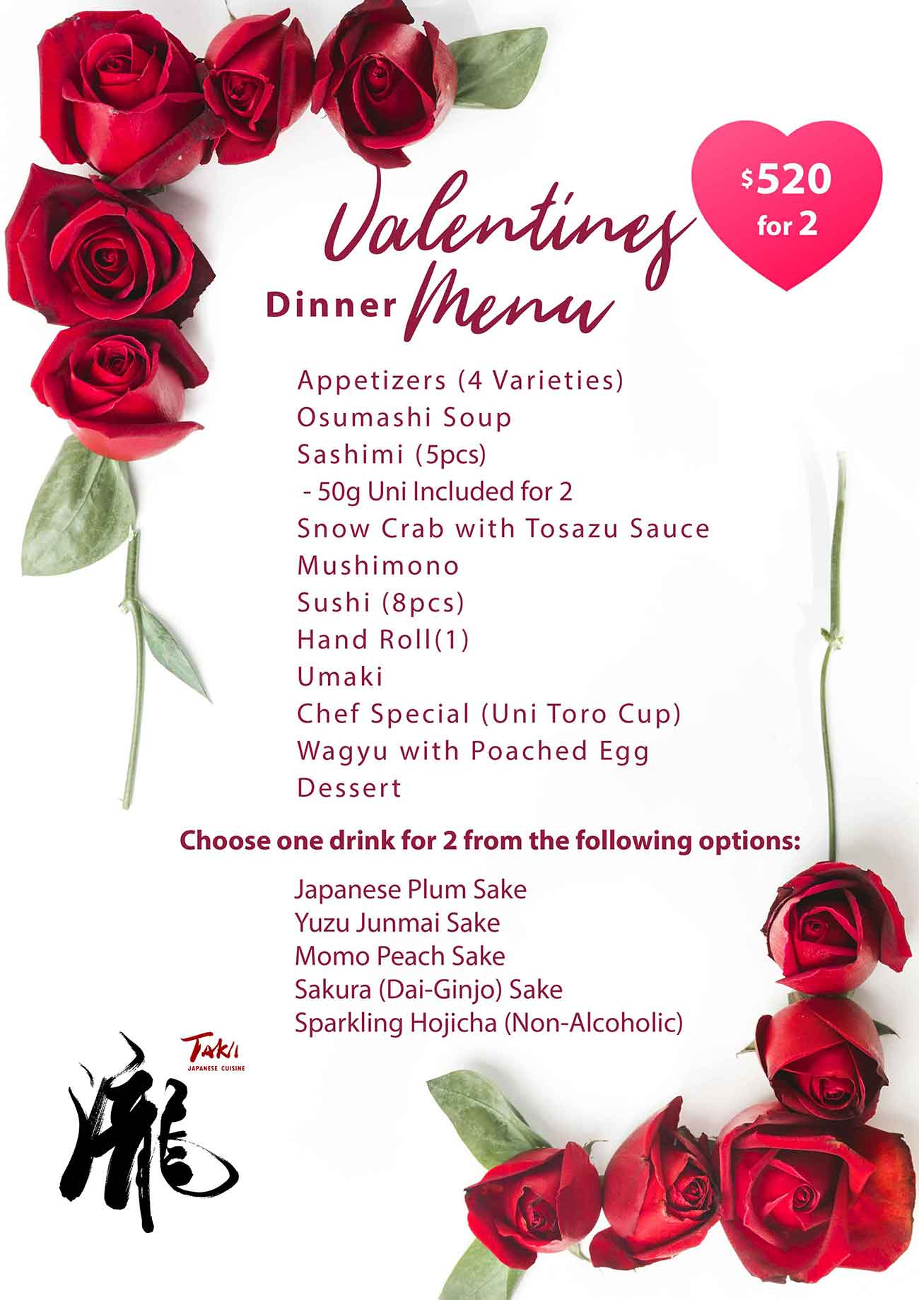 TAKI Japanese Cuisine - Richmond Hill, ON | Tock